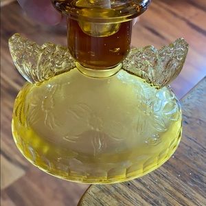 Sowerby | Accents | Sowerby Art Deco Amber Color Candlesticks | Poshmark